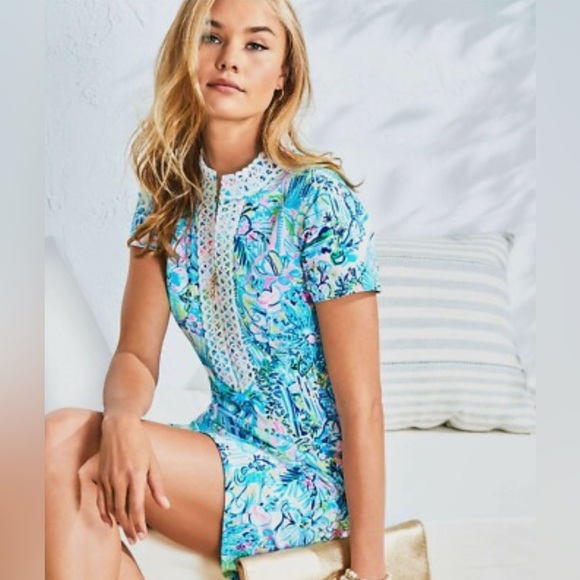 Lilly Pulitzer | Dresses | Lilly Pulitzer Adrena Stretch Shift Dress ...